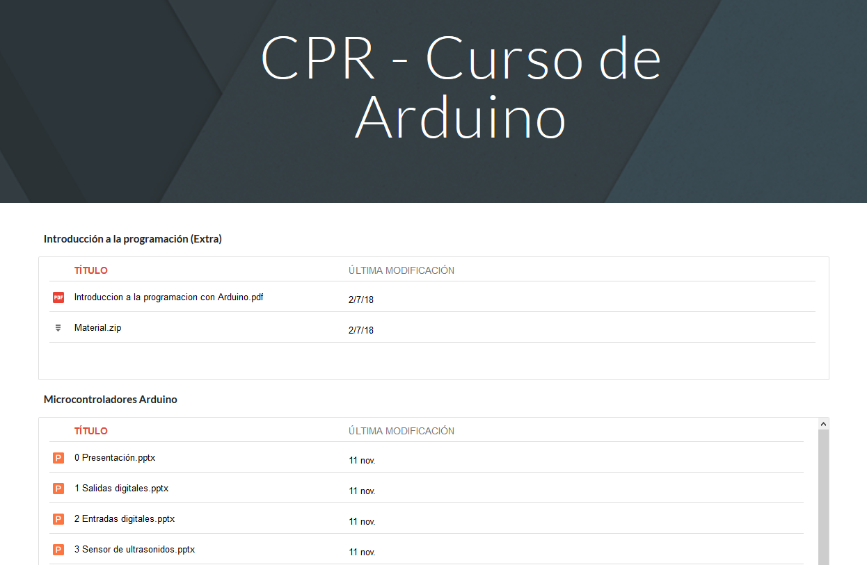 Materiales Y Tutoriales Para La Programación Con Arduino Centro Del Profesorado Y Recursos De